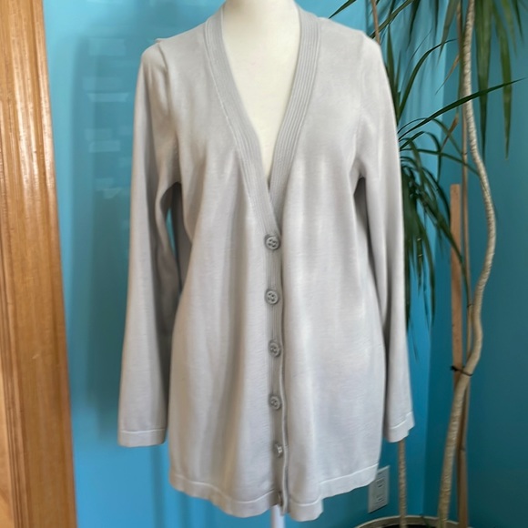 Fashion Bug | Sweaters | Fashion Bug Long Cardigan Button Down Sweater ...